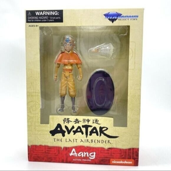 Nickelodeon | Toys | Diamondselect Avatarthe Last Airbender Aang Action ...
